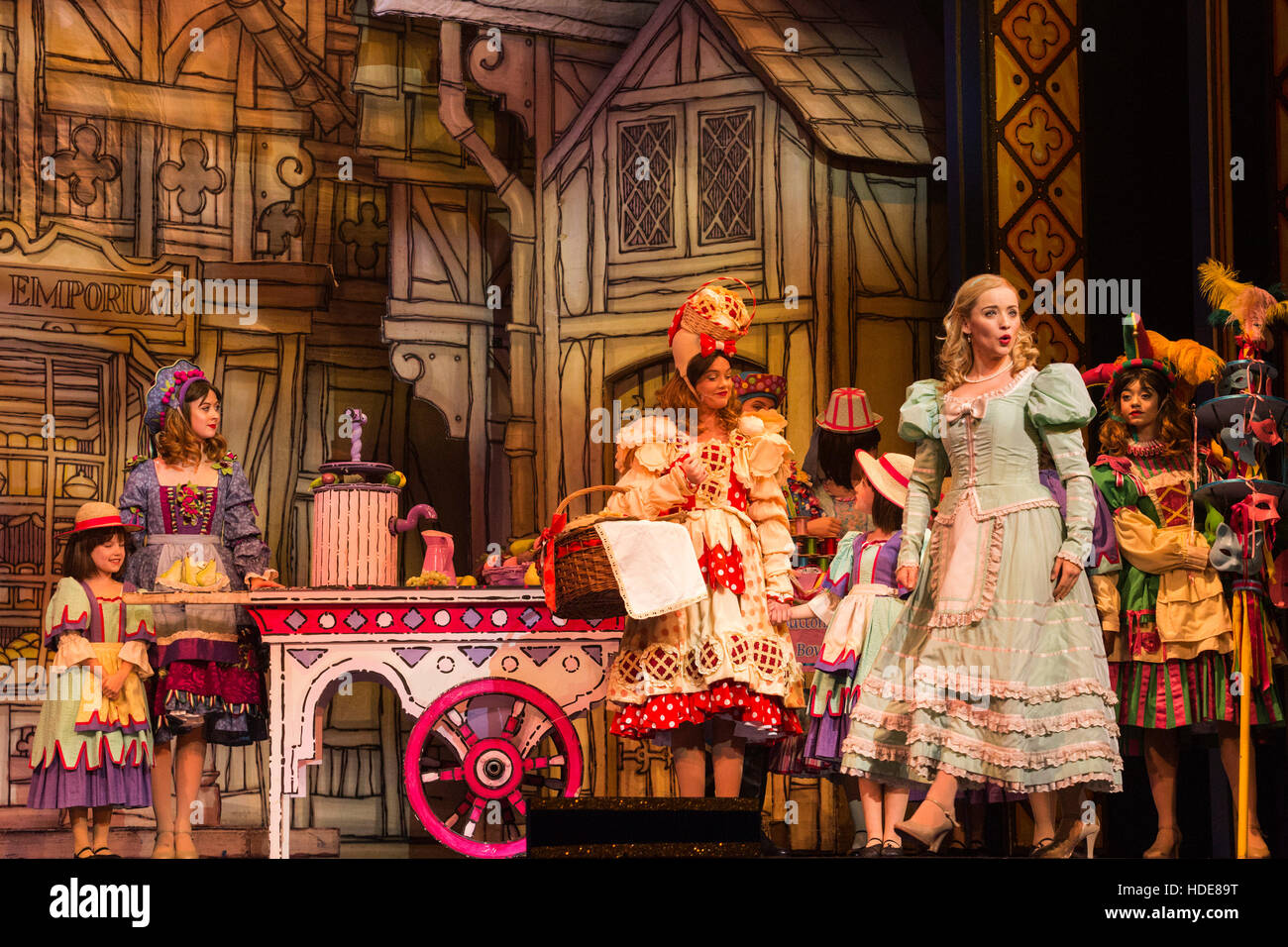 Dress rehearsal of the Christmas panto Dick Whittington at the New ...