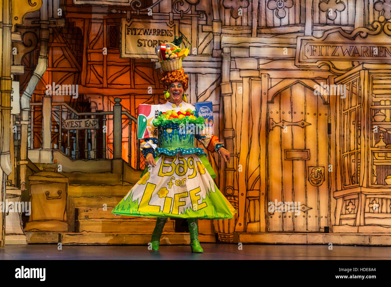 Dress rehearsal of the Christmas panto Dick Whittington at the New ...