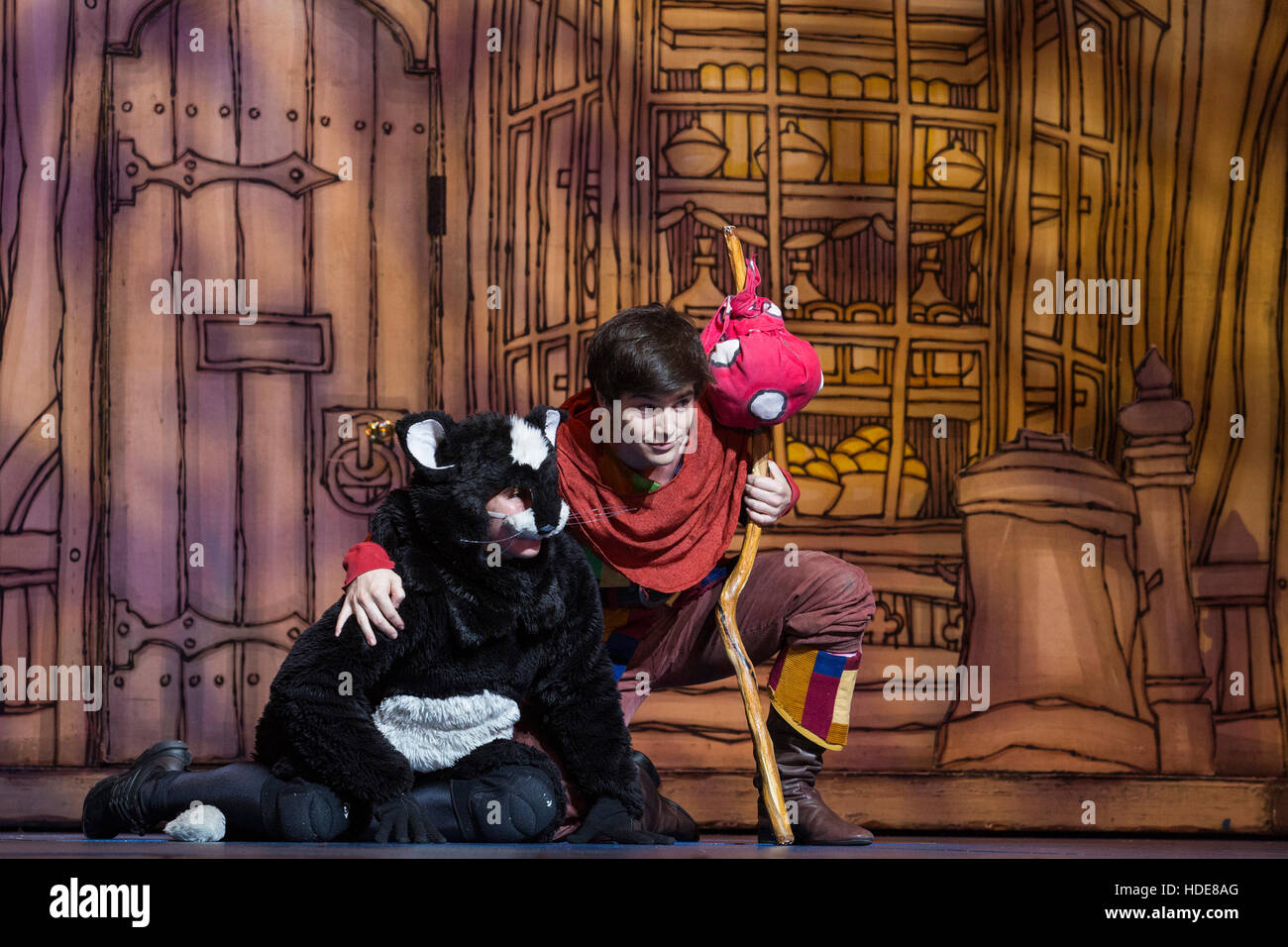 Dress rehearsal of the Christmas panto Dick Whittington at the New ...