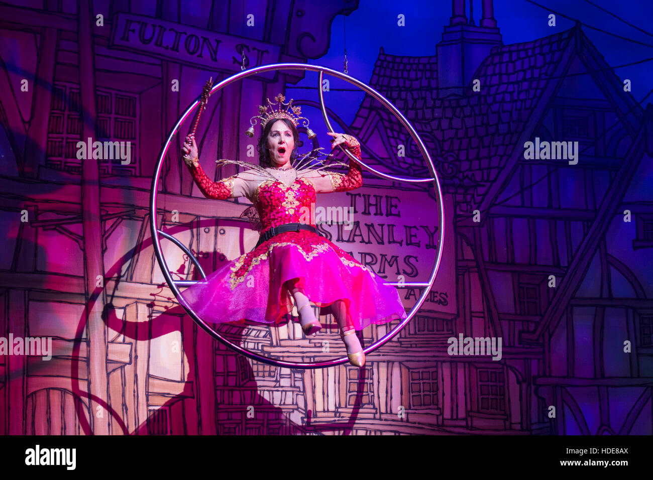 Dress rehearsal of the Christmas panto Dick Whittington at the New ...