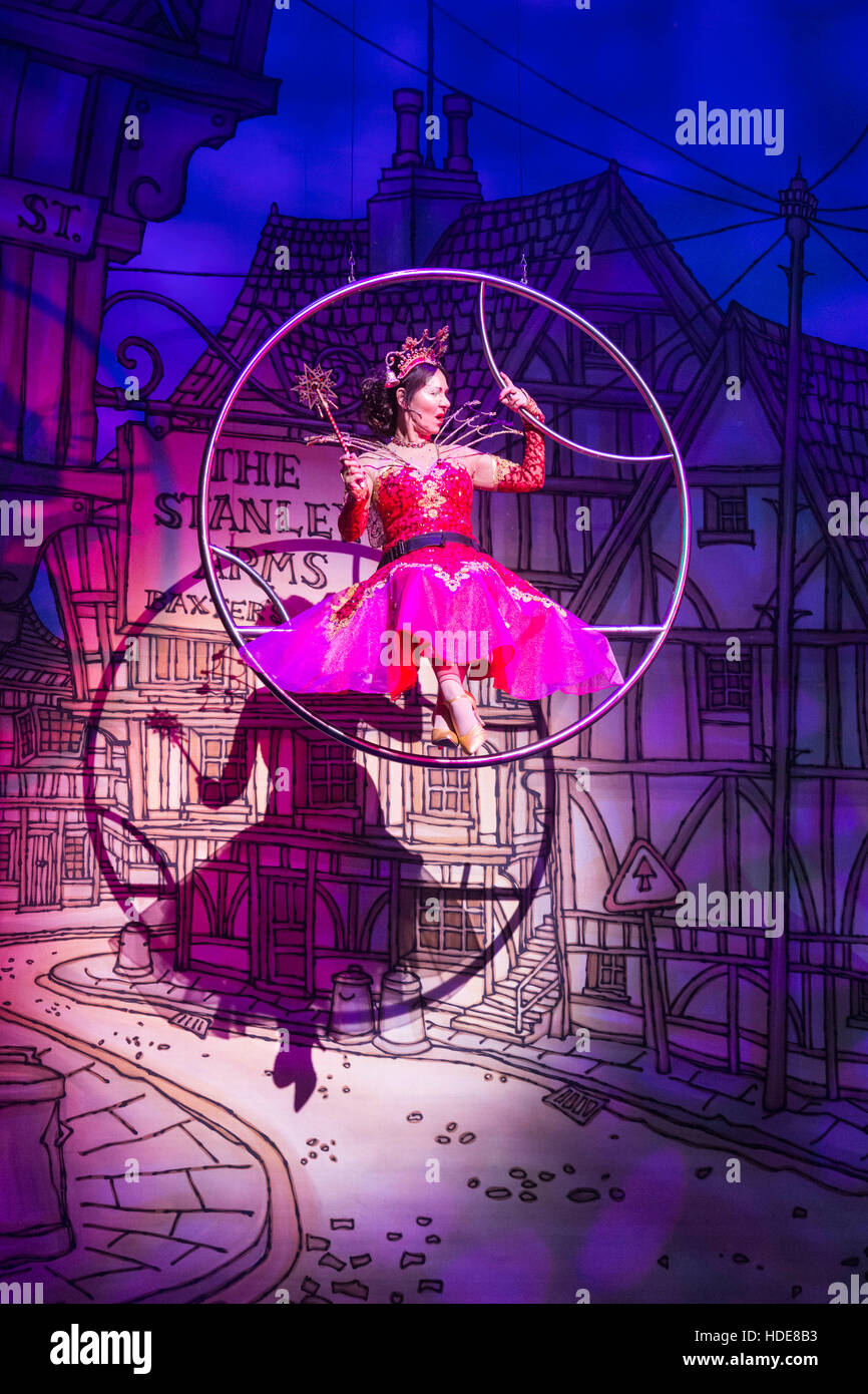 Dress rehearsal of the Christmas panto Dick Whittington at the New ...