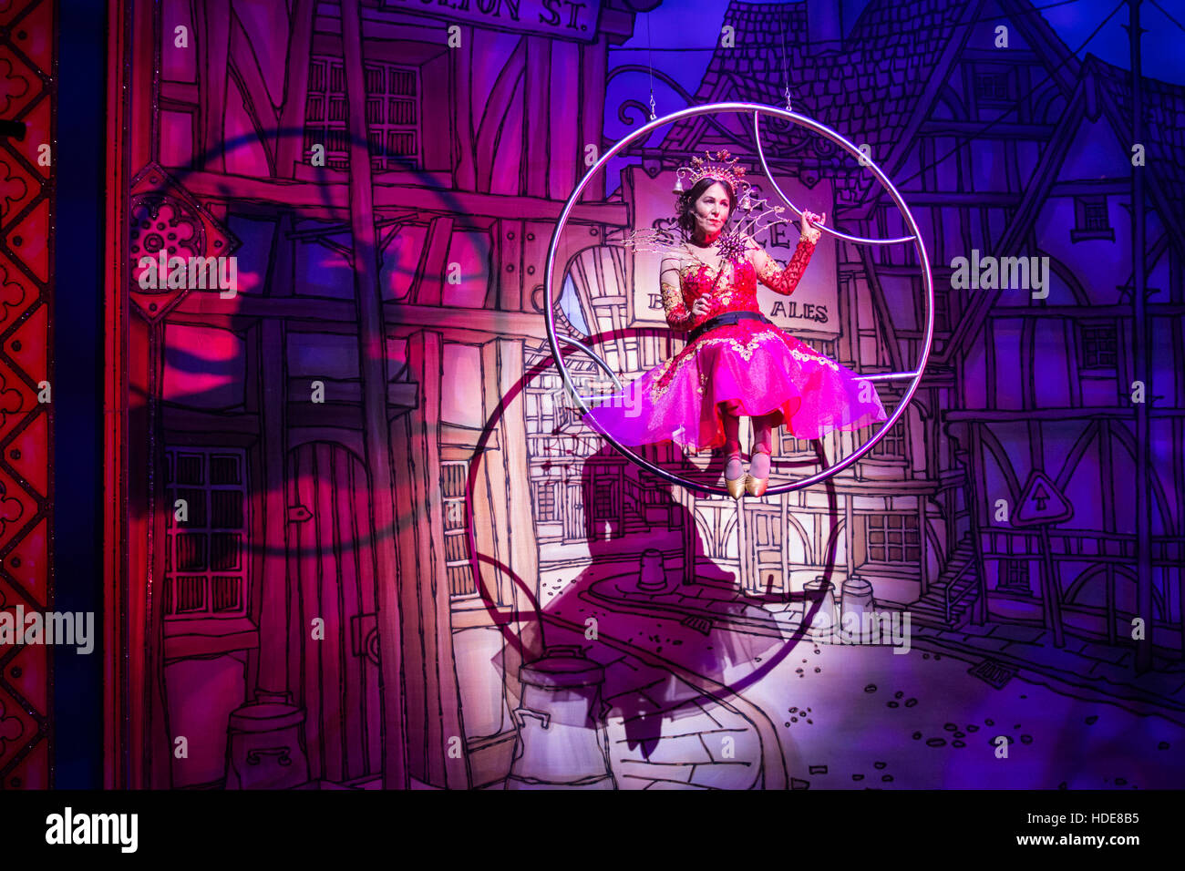 Dress rehearsal of the Christmas panto Dick Whittington at the New ...