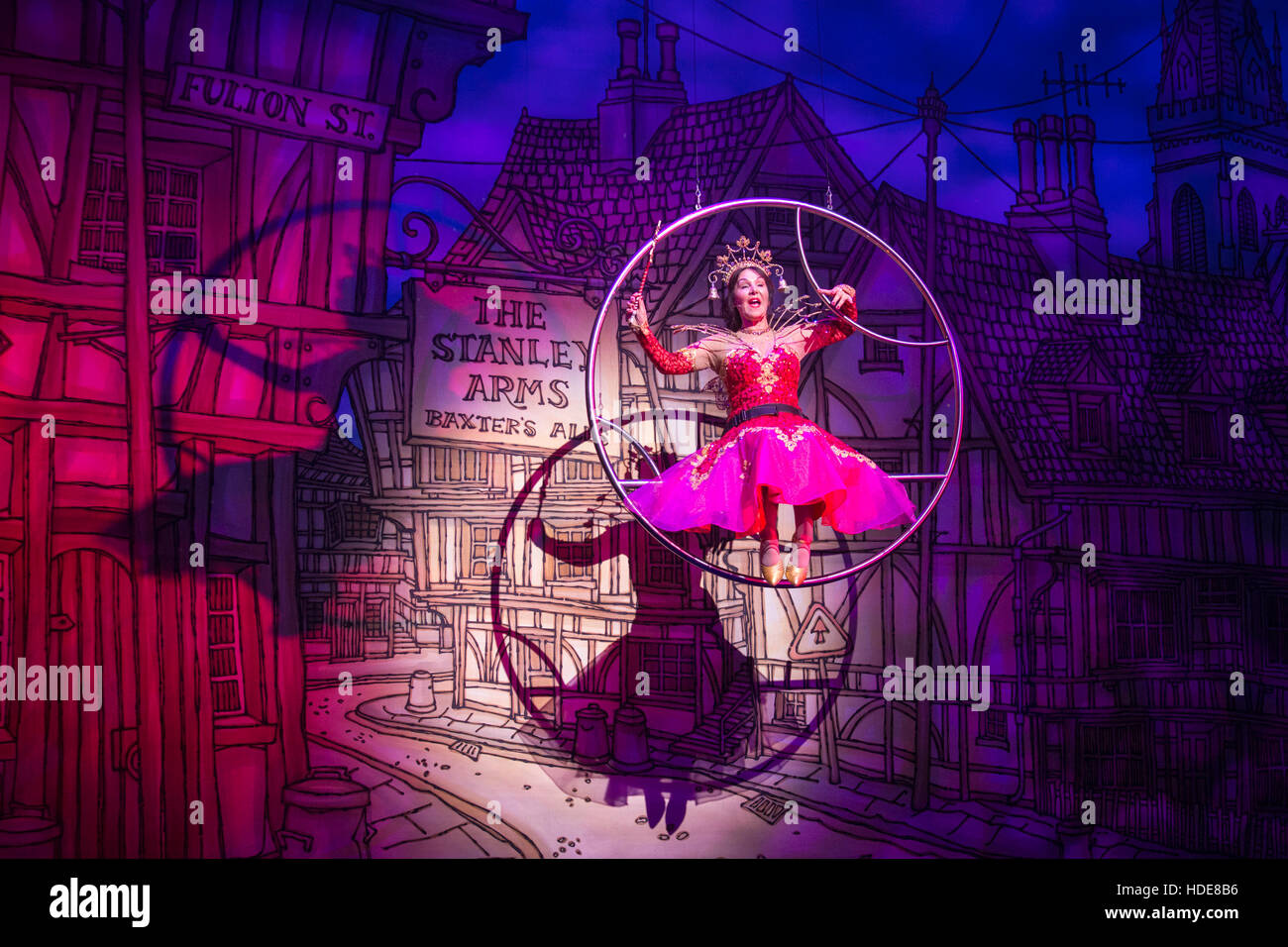 Dress rehearsal of the Christmas panto Dick Whittington at the New ...