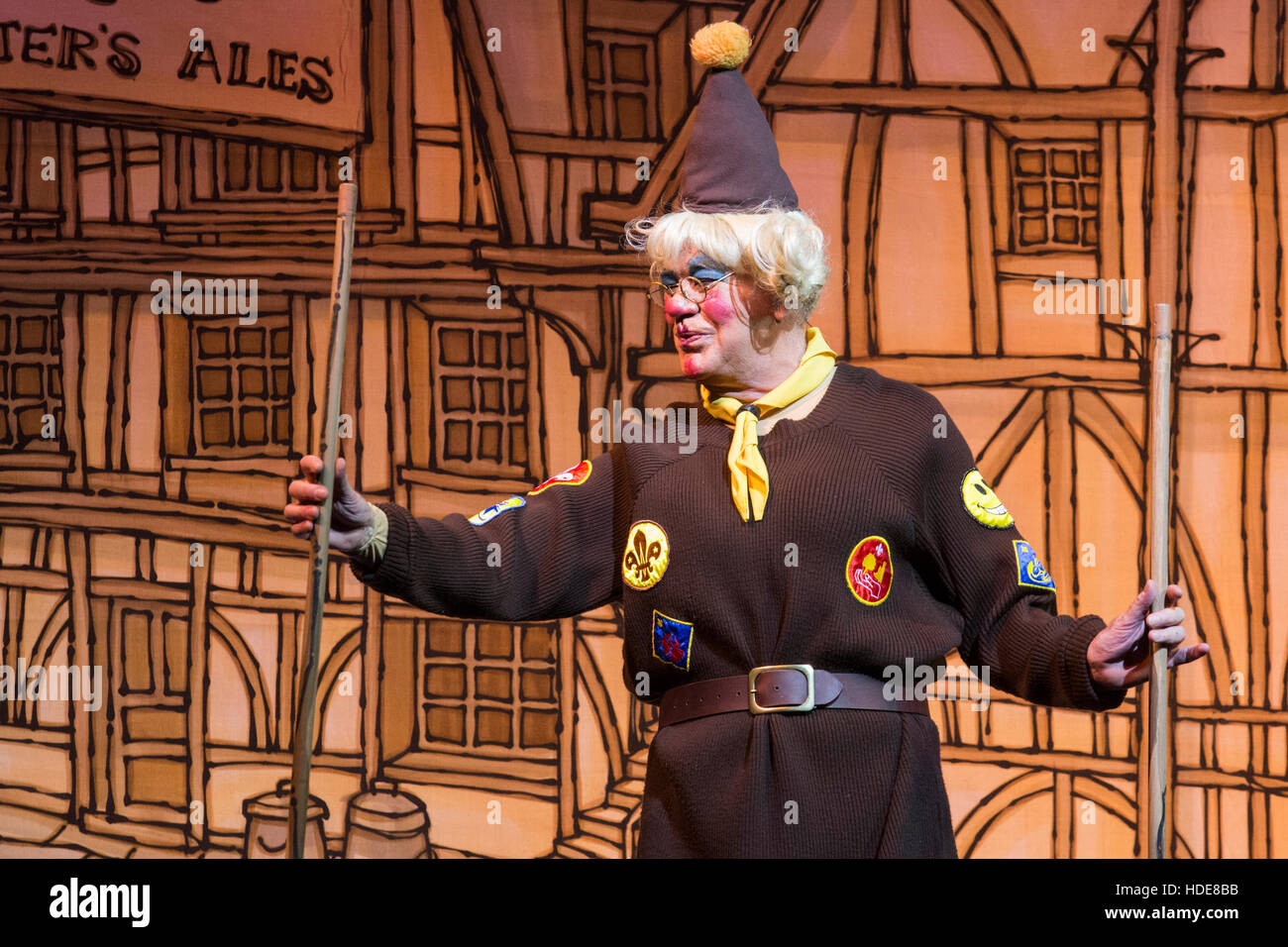 Dress rehearsal of the Christmas panto Dick Whittington at the New ...