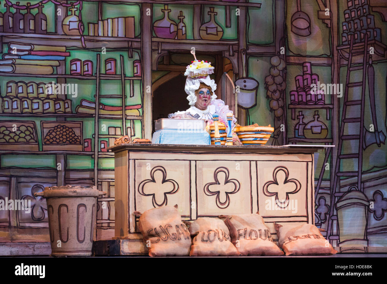 Dress rehearsal of the Christmas panto Dick Whittington at the New ...