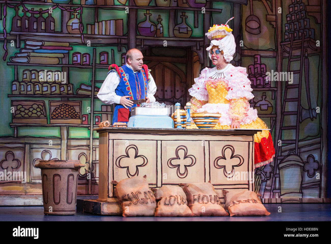 Dress rehearsal of the Christmas panto Dick Whittington at the New ...