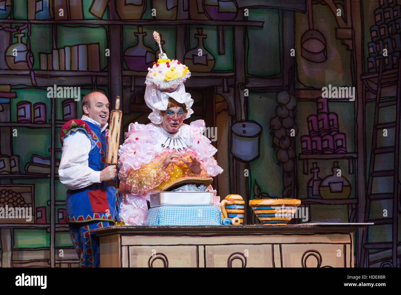 Dress rehearsal of the Christmas panto Dick Whittington at the New ...