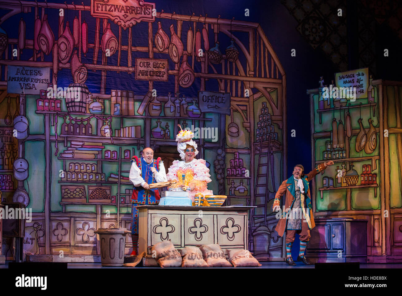 Dress rehearsal of the Christmas panto Dick Whittington at the New ...