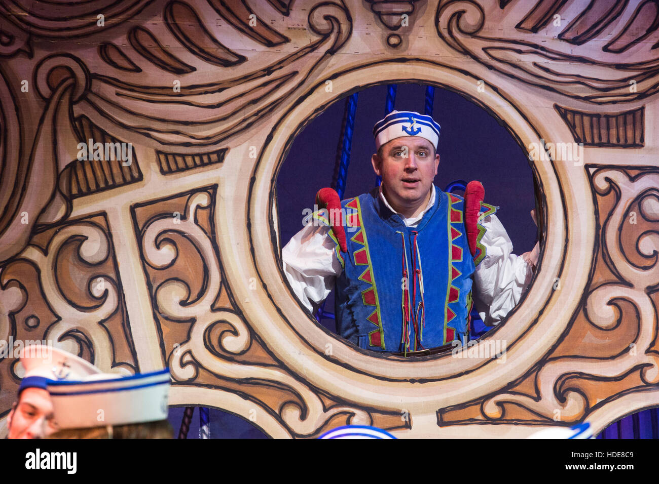 Dress rehearsal of the Christmas panto Dick Whittington at the New ...