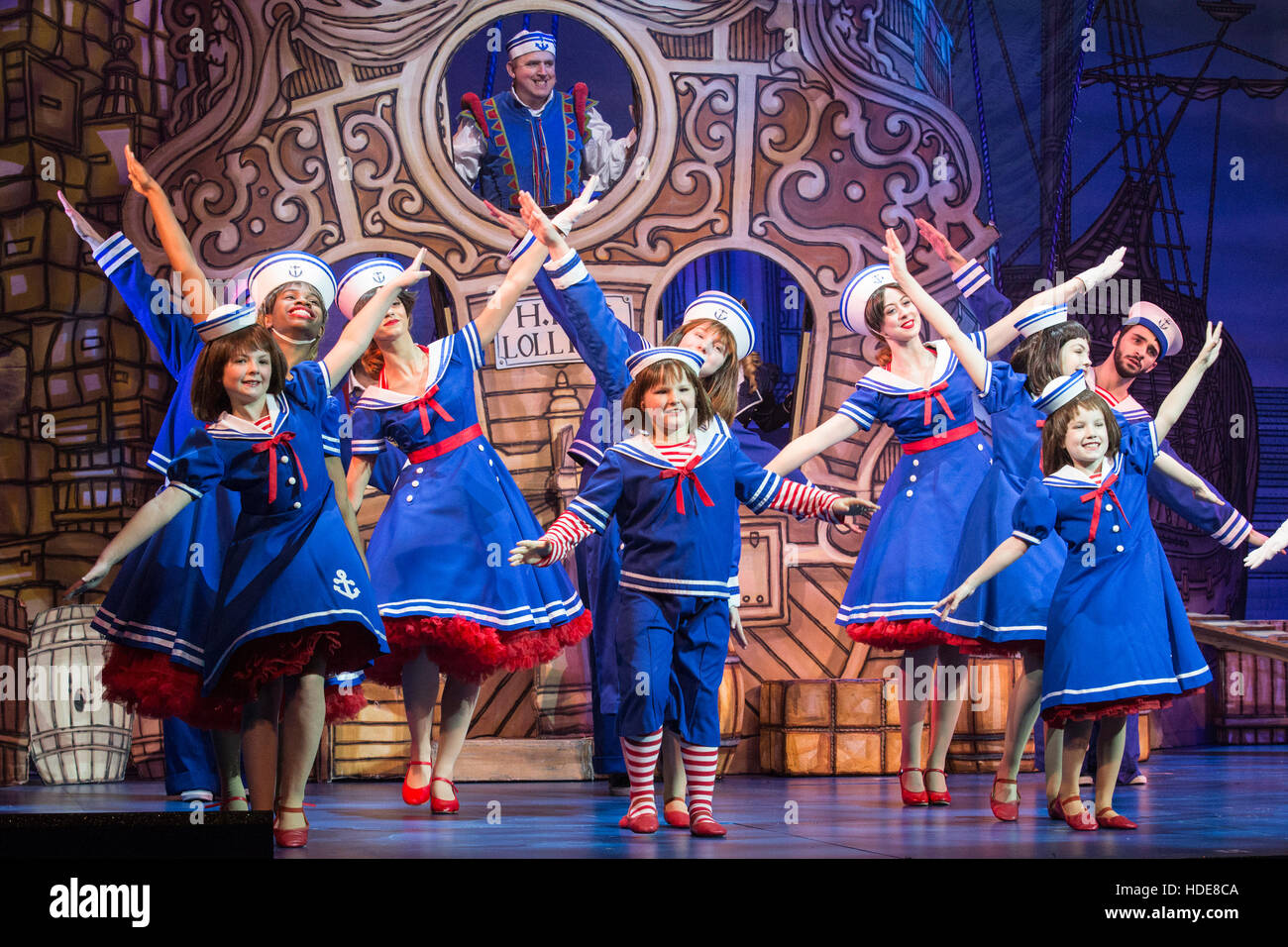 Dress rehearsal of the Christmas panto Dick Whittington at the New ...