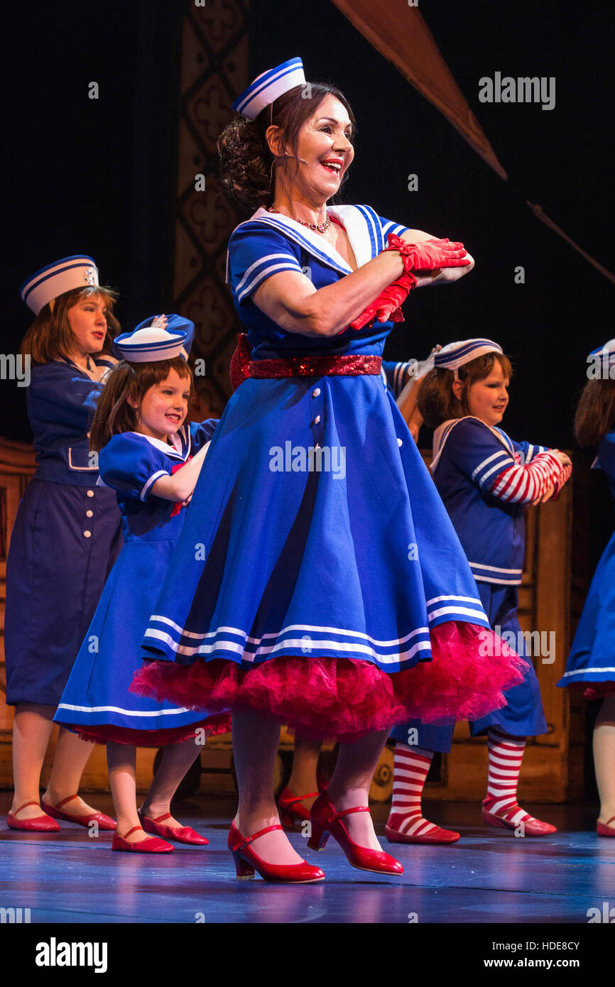 Dress rehearsal of the Christmas panto Dick Whittington at the New ...