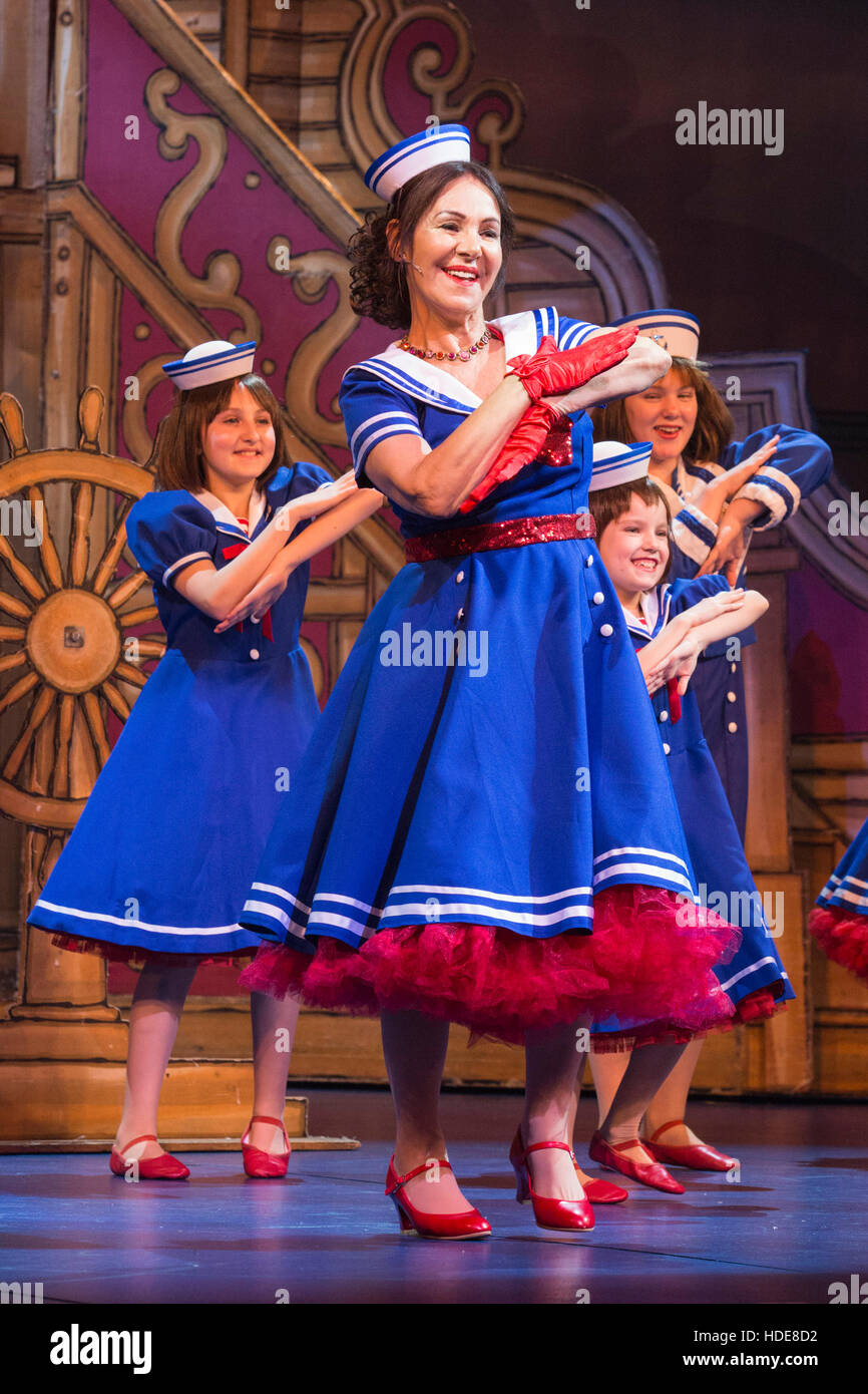 Dress rehearsal of the Christmas panto Dick Whittington at the New ...