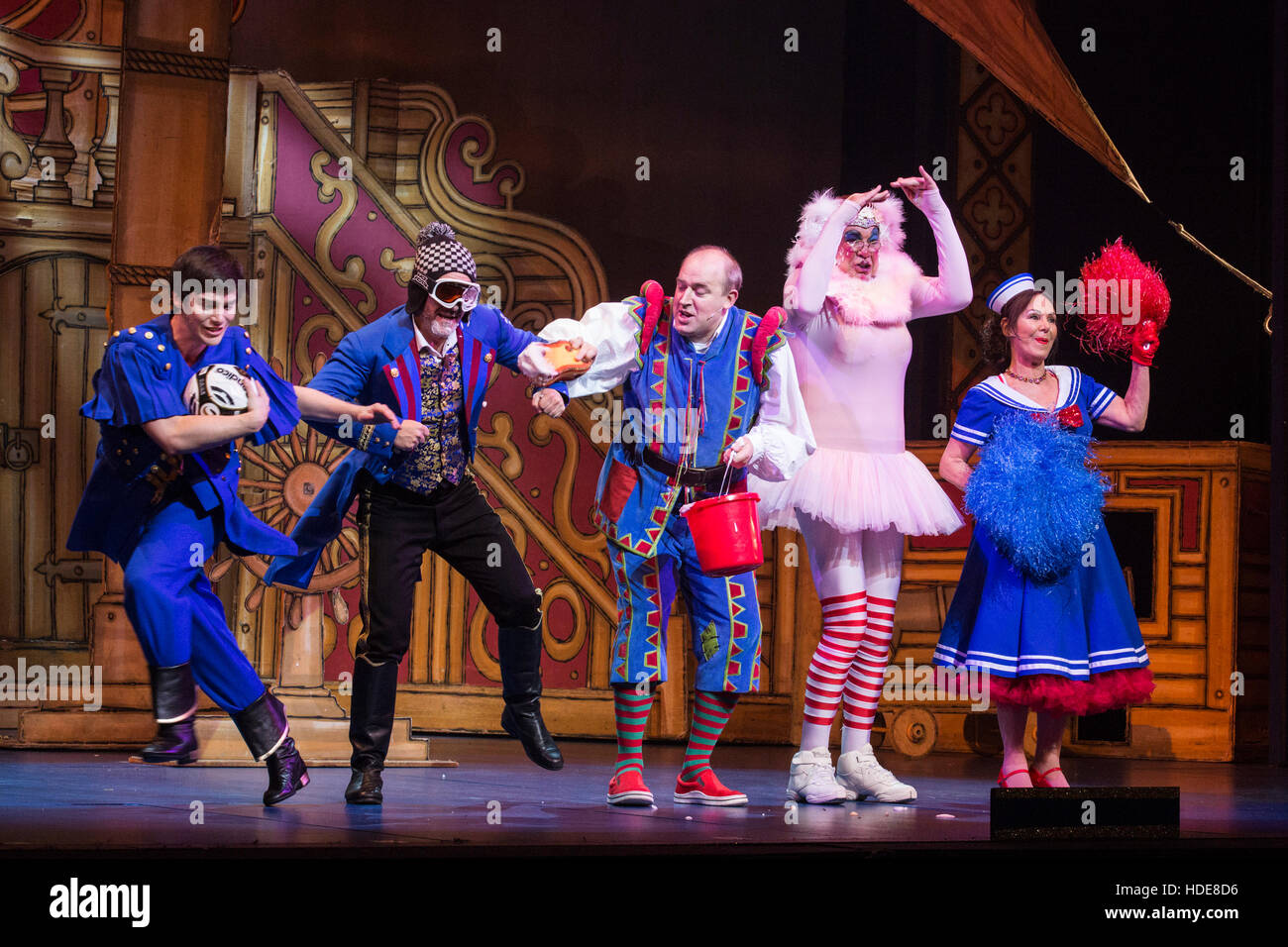 Dress rehearsal of the Christmas panto Dick Whittington at the New ...