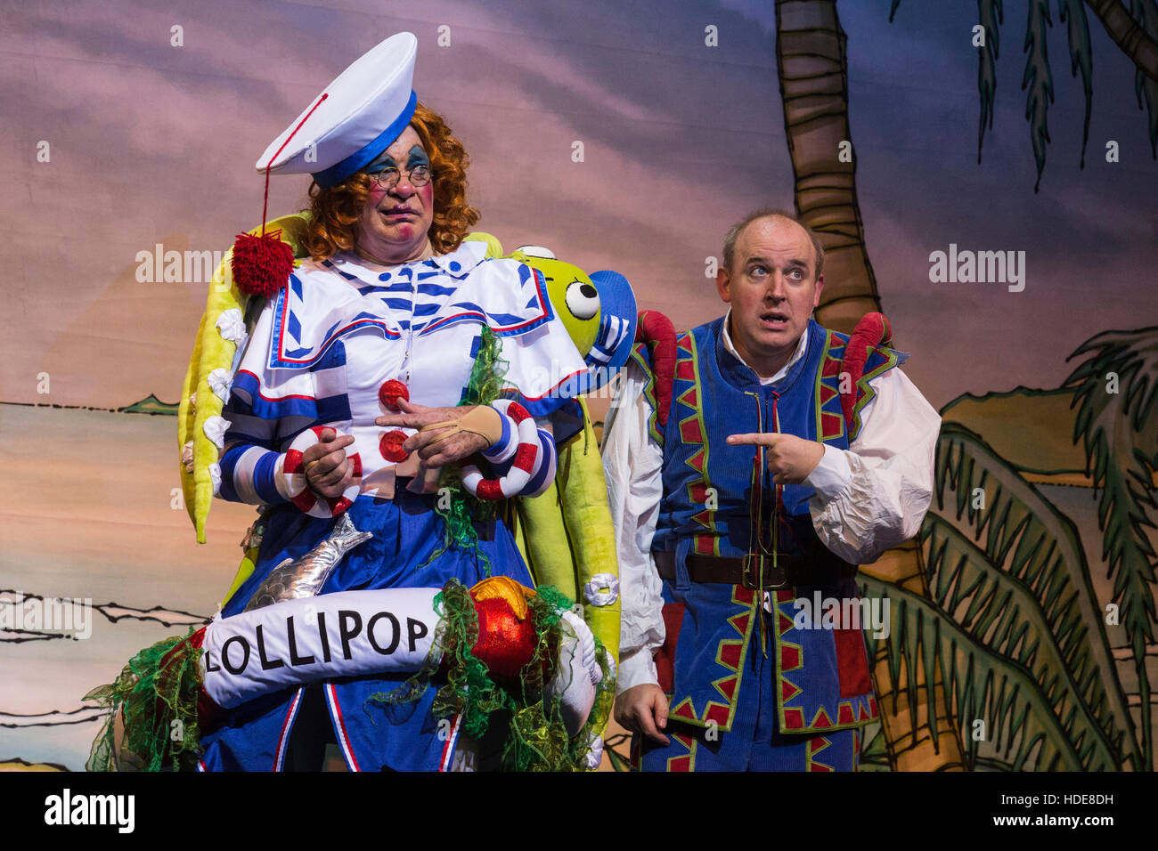 Dress rehearsal of the Christmas panto Dick Whittington at the New ...