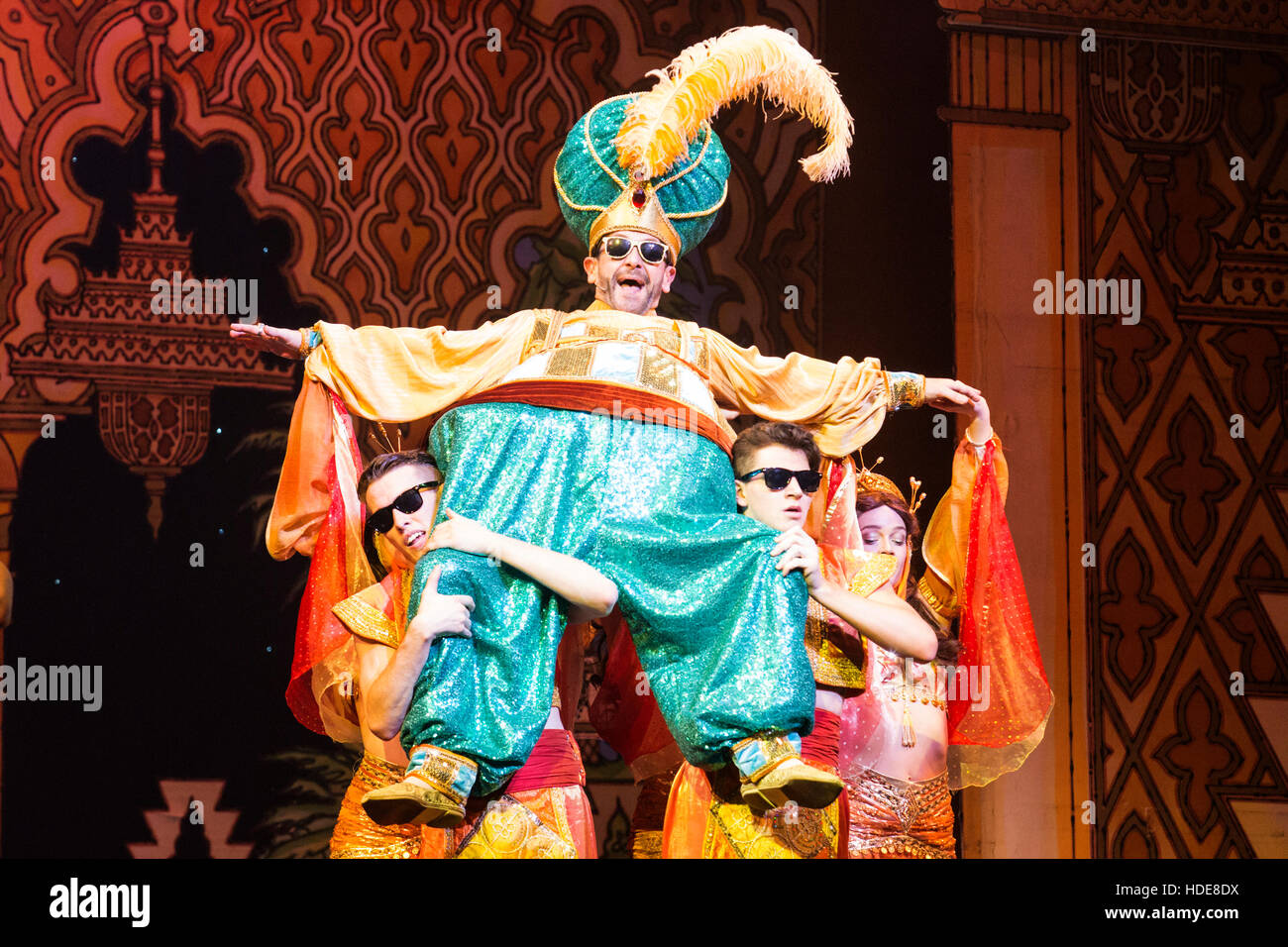Dress rehearsal of the Christmas panto Dick Whittington at the New ...