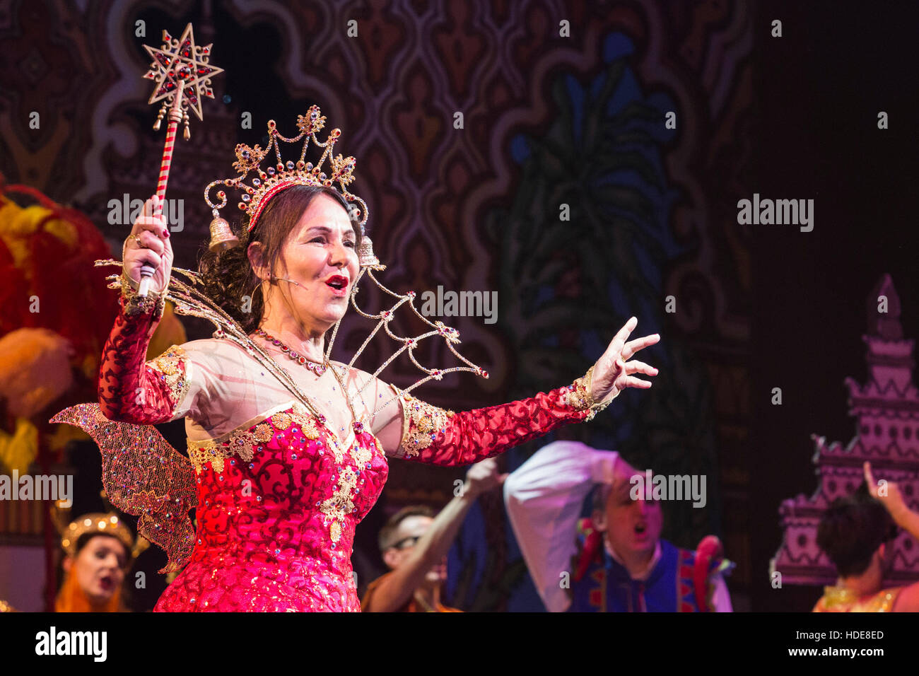 Dress rehearsal of the Christmas panto Dick Whittington at the New ...