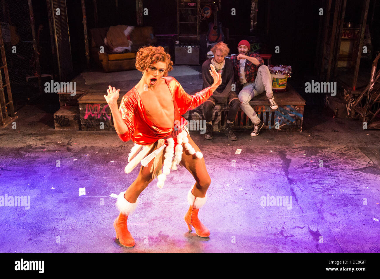 L-R: Layton Williams, Ross Hunter, Ryan O'Gorman. Rent - The Musical ...