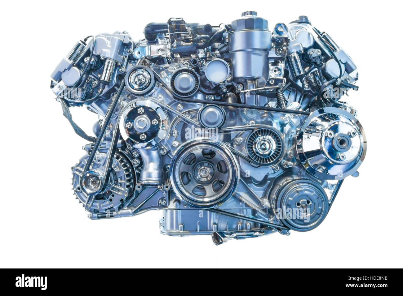 Over 600 HP Engine Isolated on White Stock Photo - Alamy