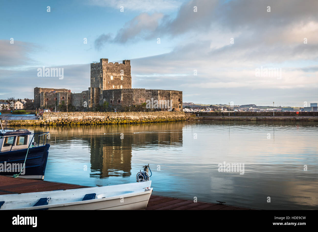 Carrickfergus Castle in Northern Ireland Stock Photo - Alamy