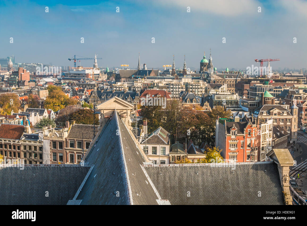 Nice view of Amsterdam in Holland Stock Photo - Alamy