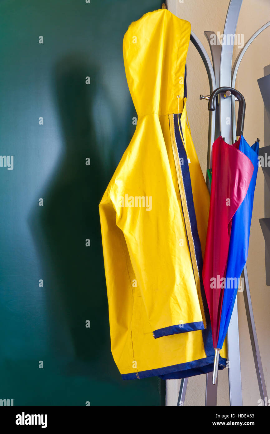 Plastic raincoat hi-res stock photography and images - Alamy