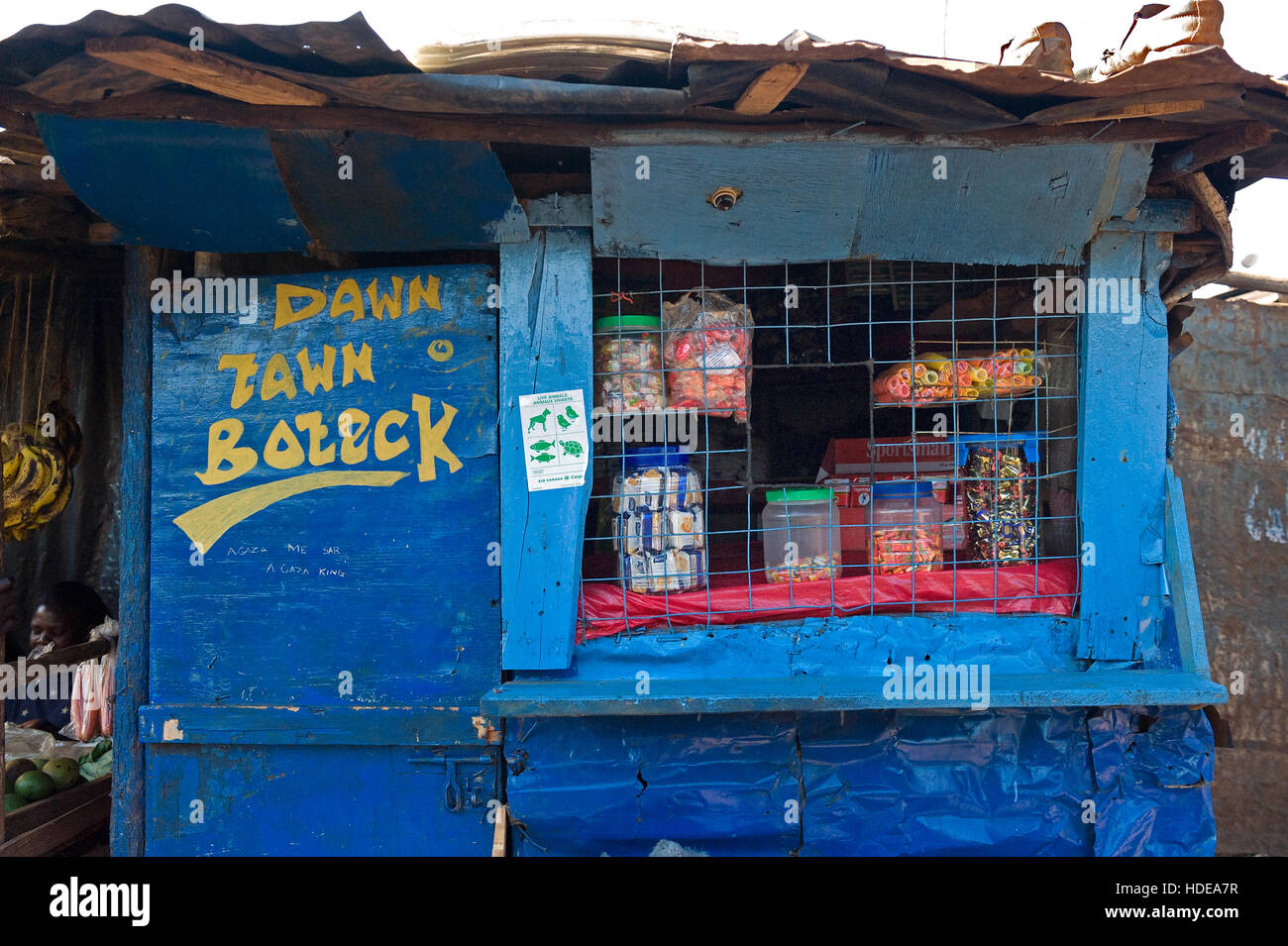 Nairobi slum shop hi-res stock photography and images - Alamy