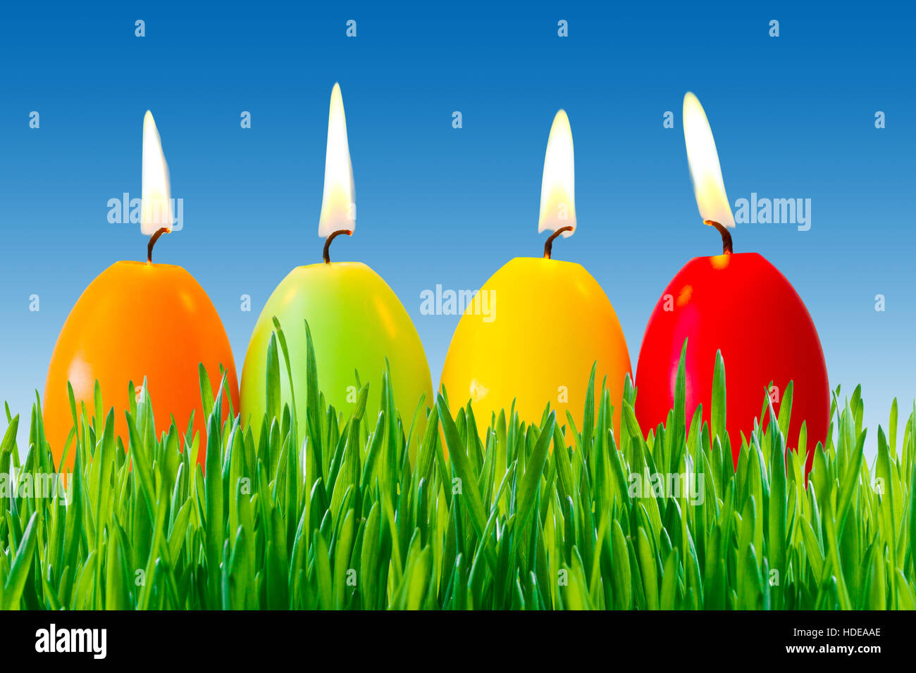 Colorful candle hi-res stock photography and images - Alamy