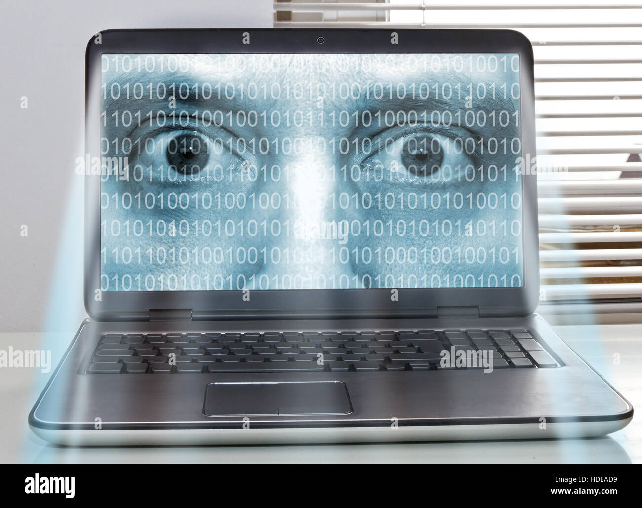 Computer light beams hi-res stock photography and images - Alamy