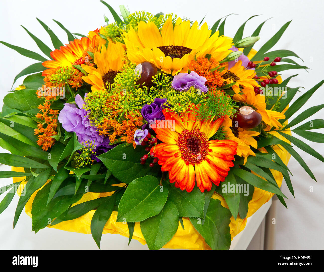 Colorful flower boquet Stock Photo - Alamy