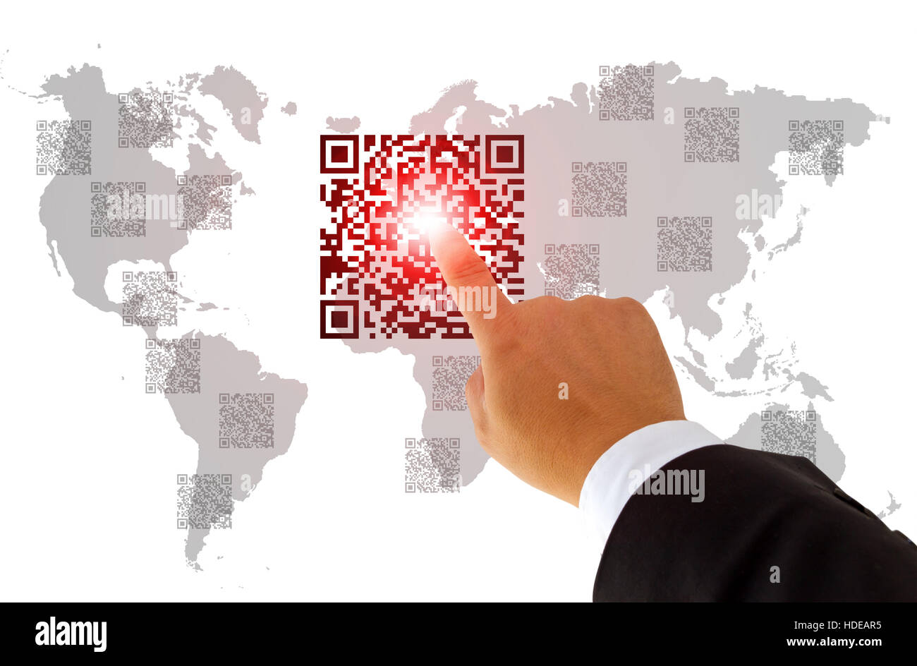Qr code map hi-res stock photography and images - Alamy