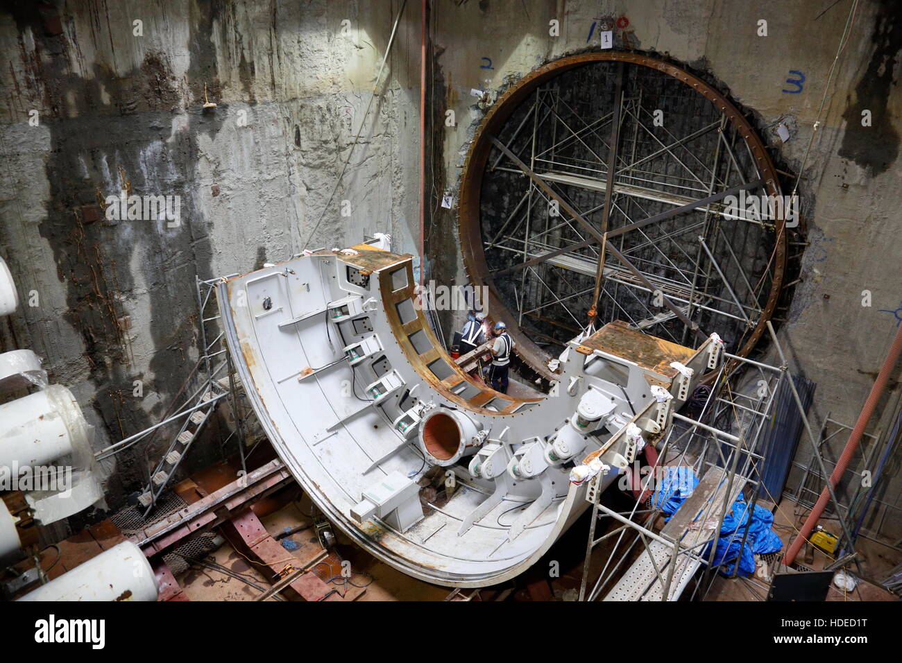 Tunnel boring machine hi-res stock photography and images - Alamy