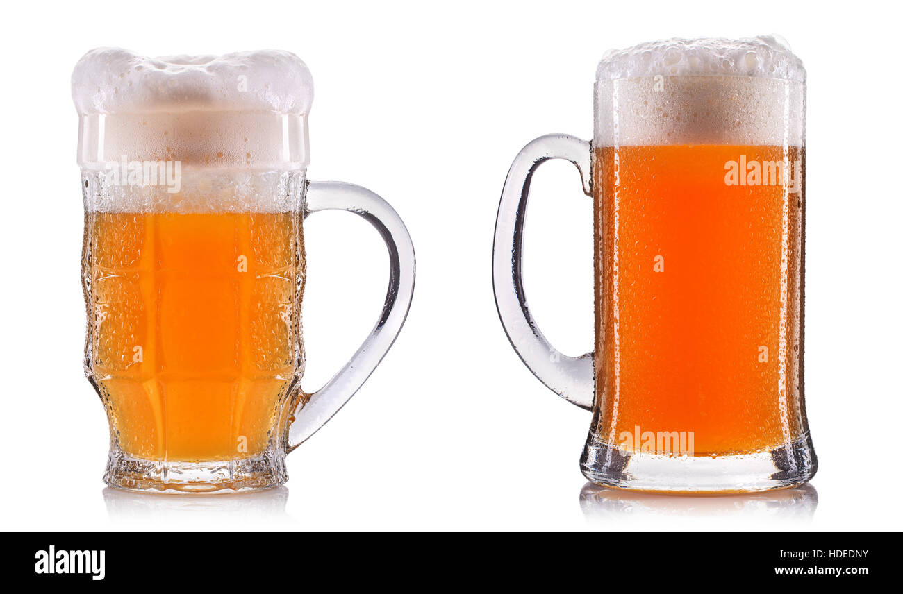 Glass beer cider foam Cut Out Stock Images & Pictures - Alamy