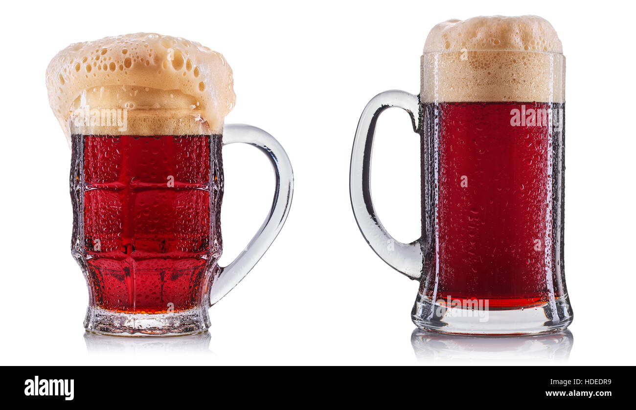 Glass beer cider foam Cut Out Stock Images & Pictures - Alamy