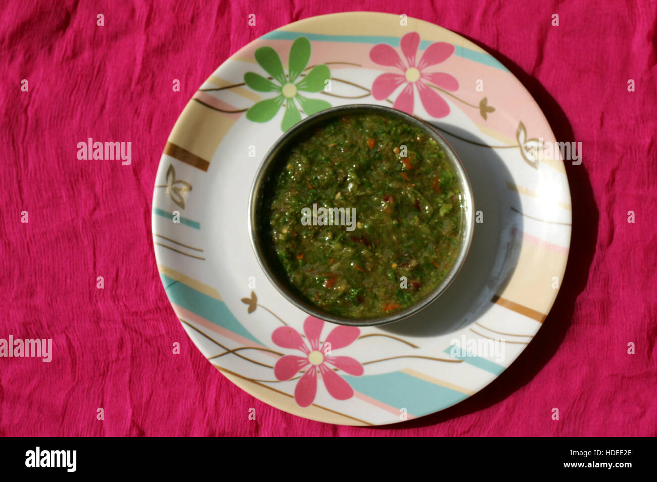 Green chilli sauce hi-res stock photography and images - Alamy
