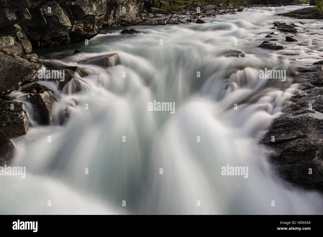 Flow stream river natural cascade hi-res stock photography and images ...