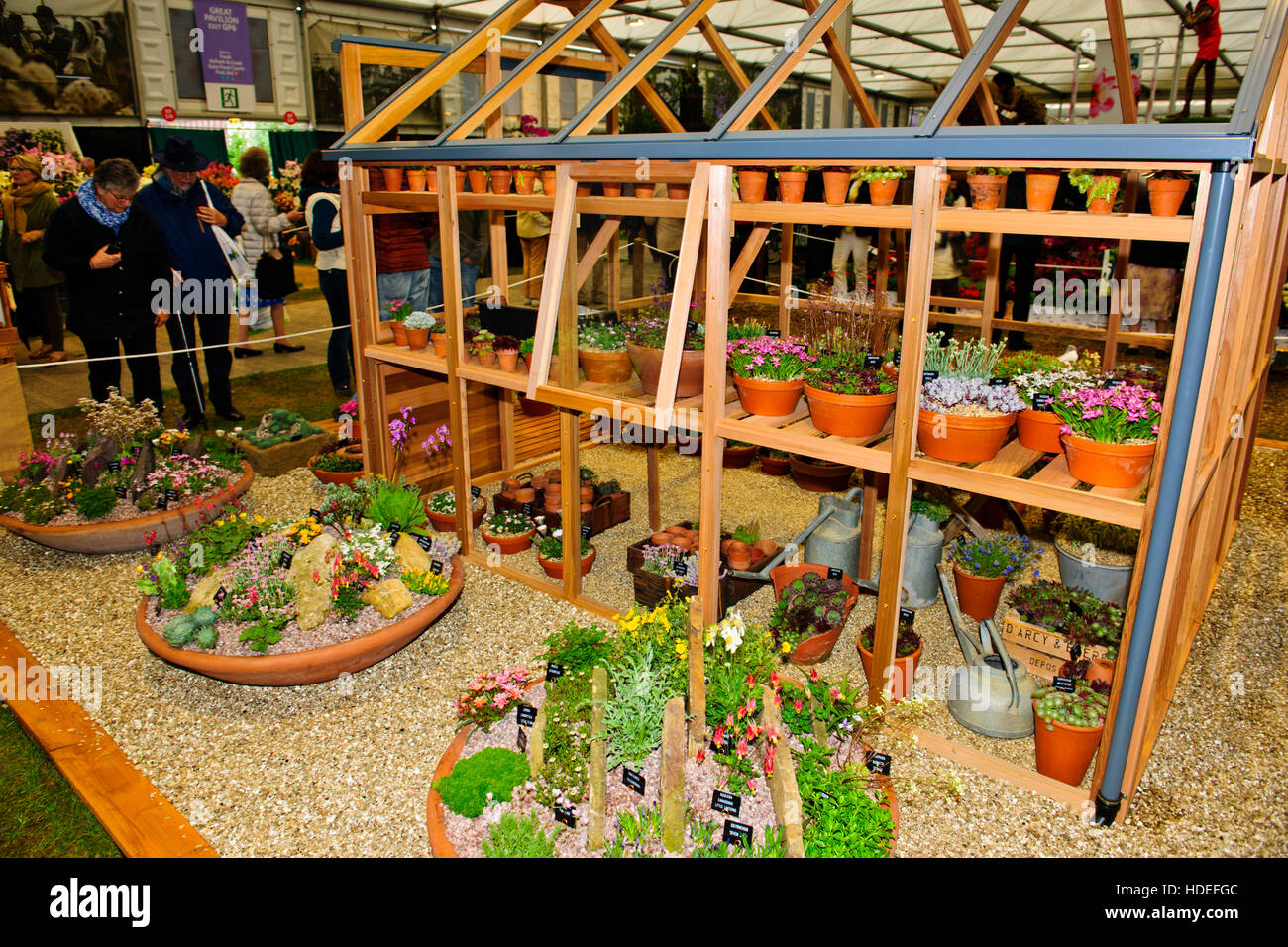 Chelsea Flower Show 2016; Monument Farm; Chester; Cedar Greenhouses ...