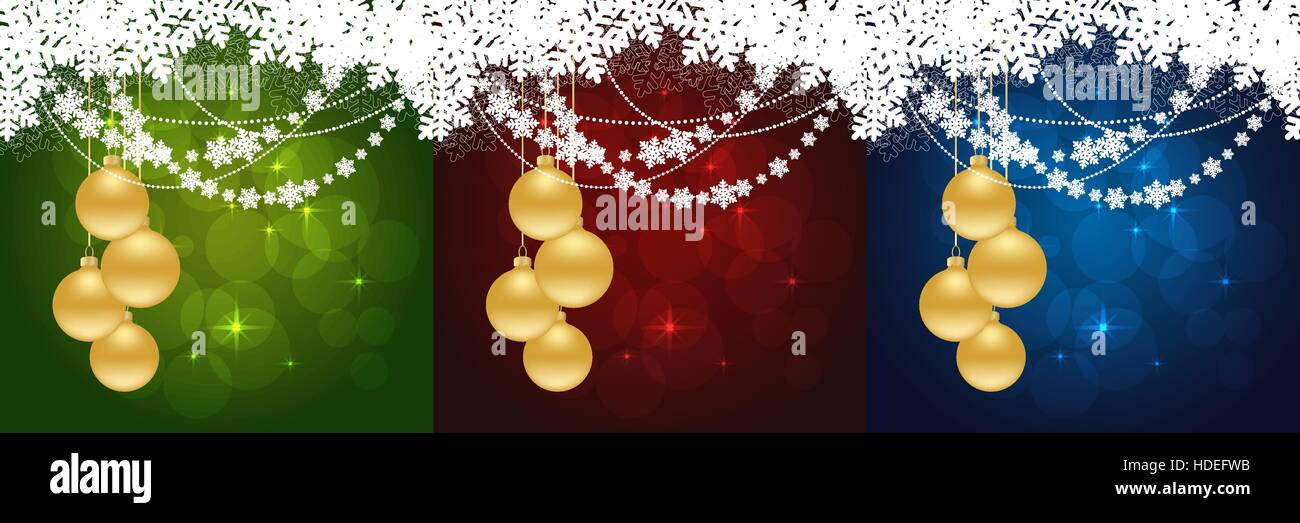set of christmas cards Stock Vector Image & Art - Alamy