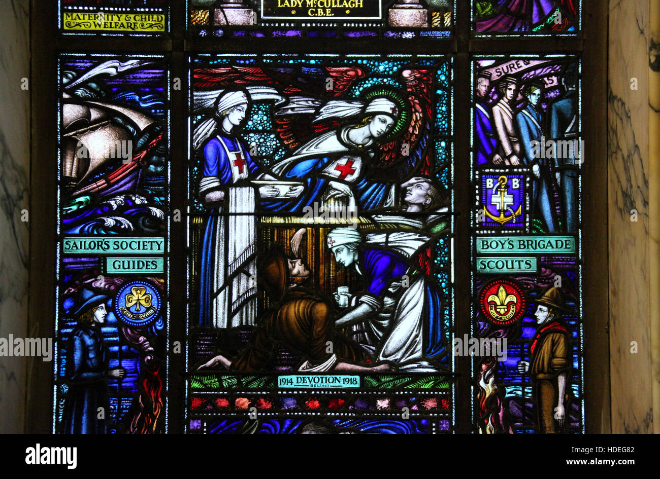 First world war stained glass hi-res stock photography and images - Alamy