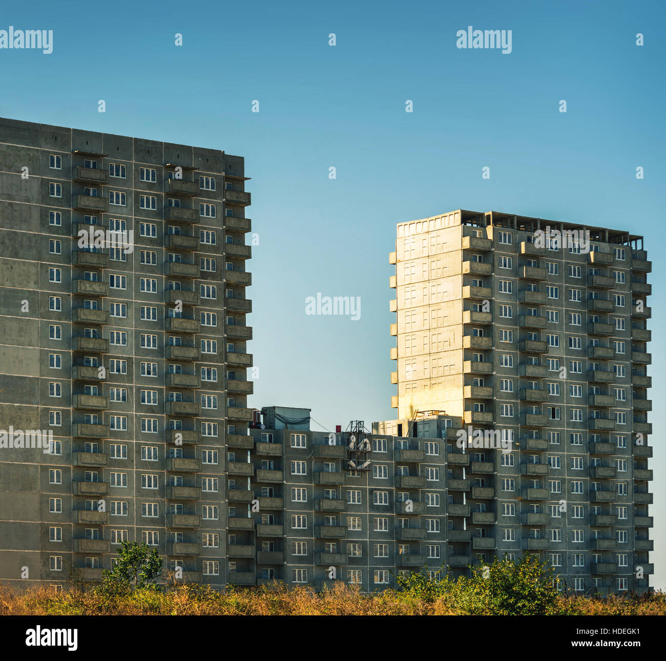 abandoned high-rise construction Stock Photo - Alamy