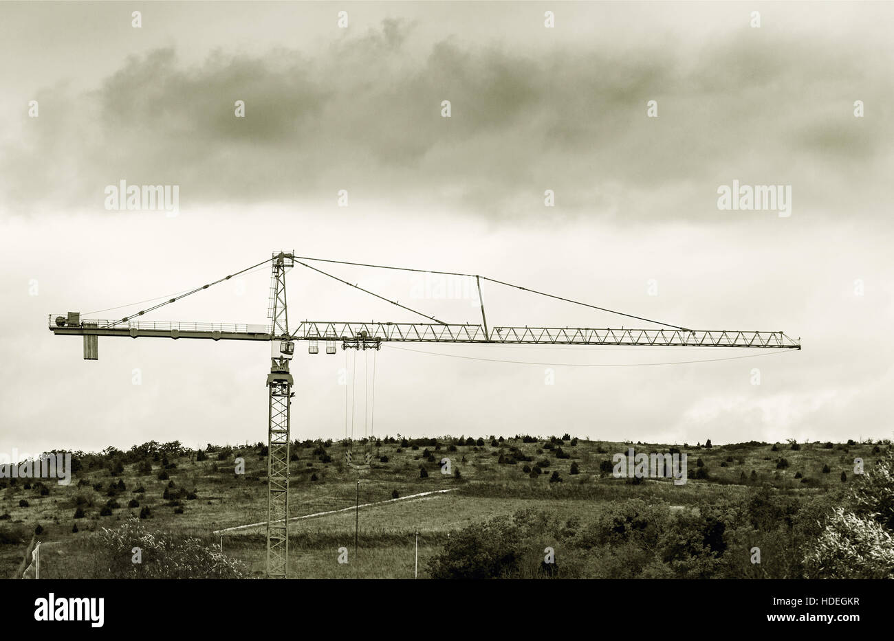 field construction site Stock Photo - Alamy
