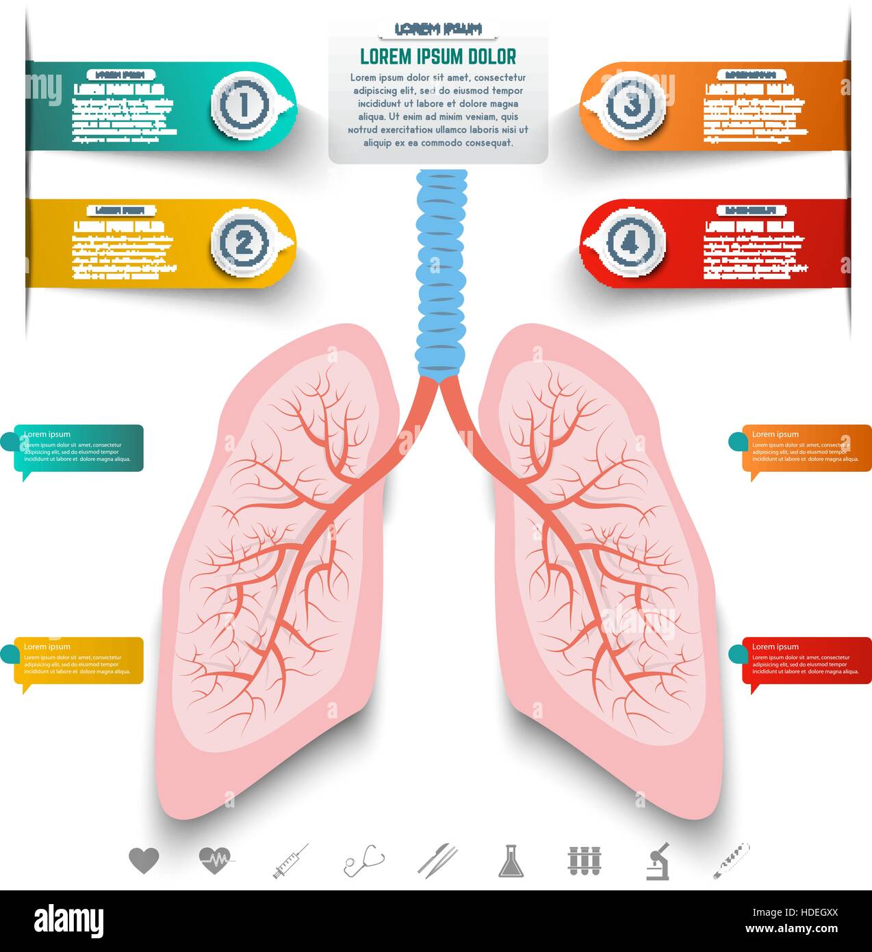 Lung symbol icon graphic hi-res stock photography and images - Alamy
