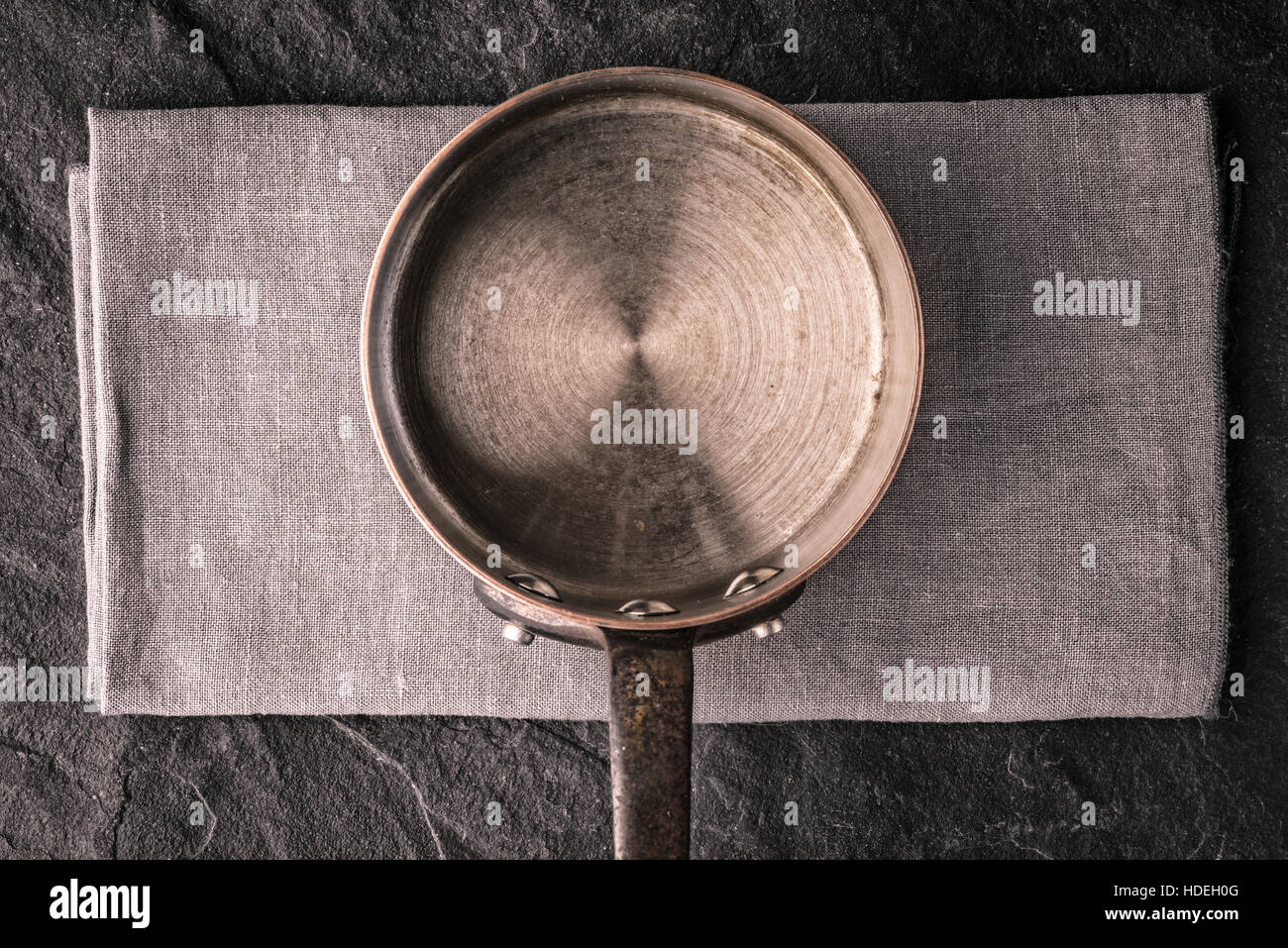 Cooking pan top view hi-res stock photography and images - Alamy