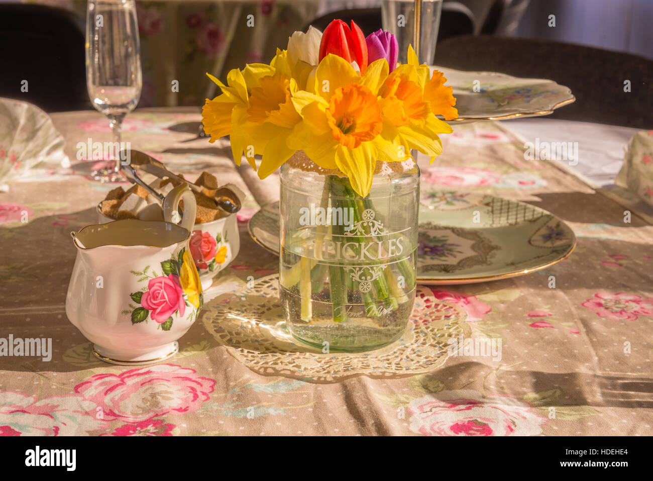 Table display for an afternoon 1940s vintage Tea charity fund raising ...