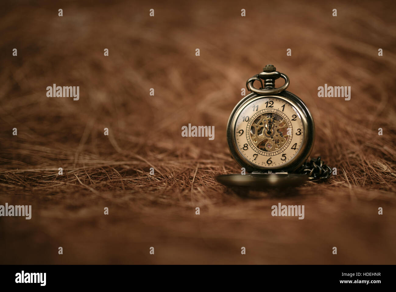 Vintage Old Pocket watch Stock Photo - Alamy