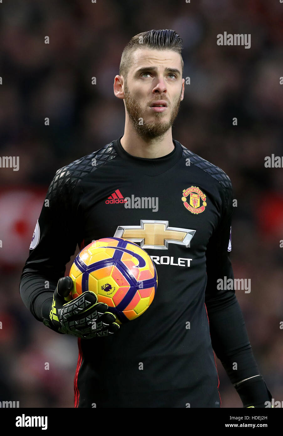 Manchester United goalkeeper David De Gea during the Premier League ...