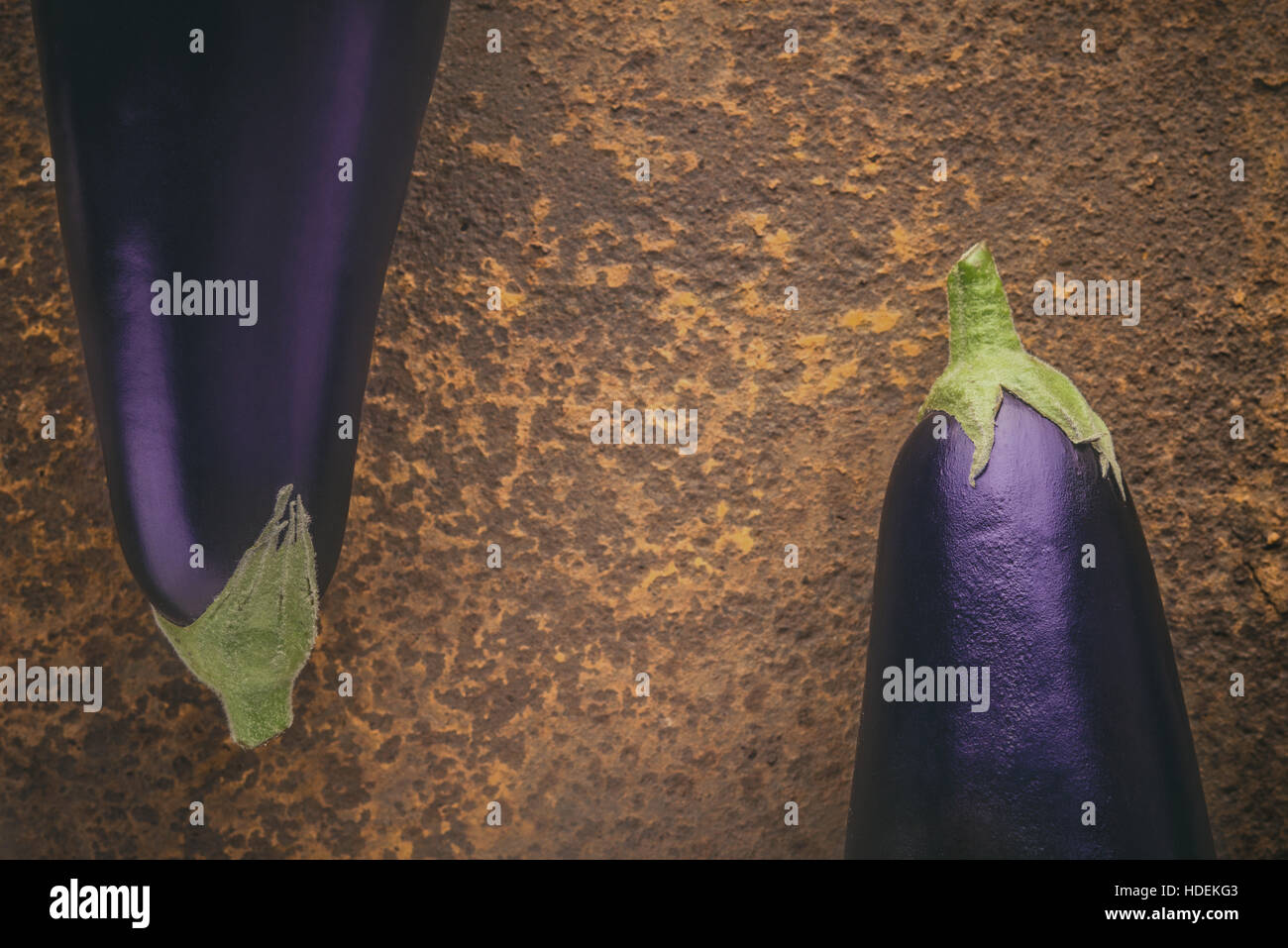 aubergine eggplant vegetable crop harvest food Stock Photo - Alamy