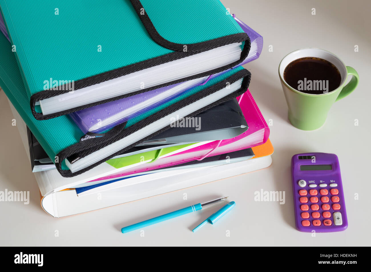 Stack of documents the concept of office Stock Photo - Alamy