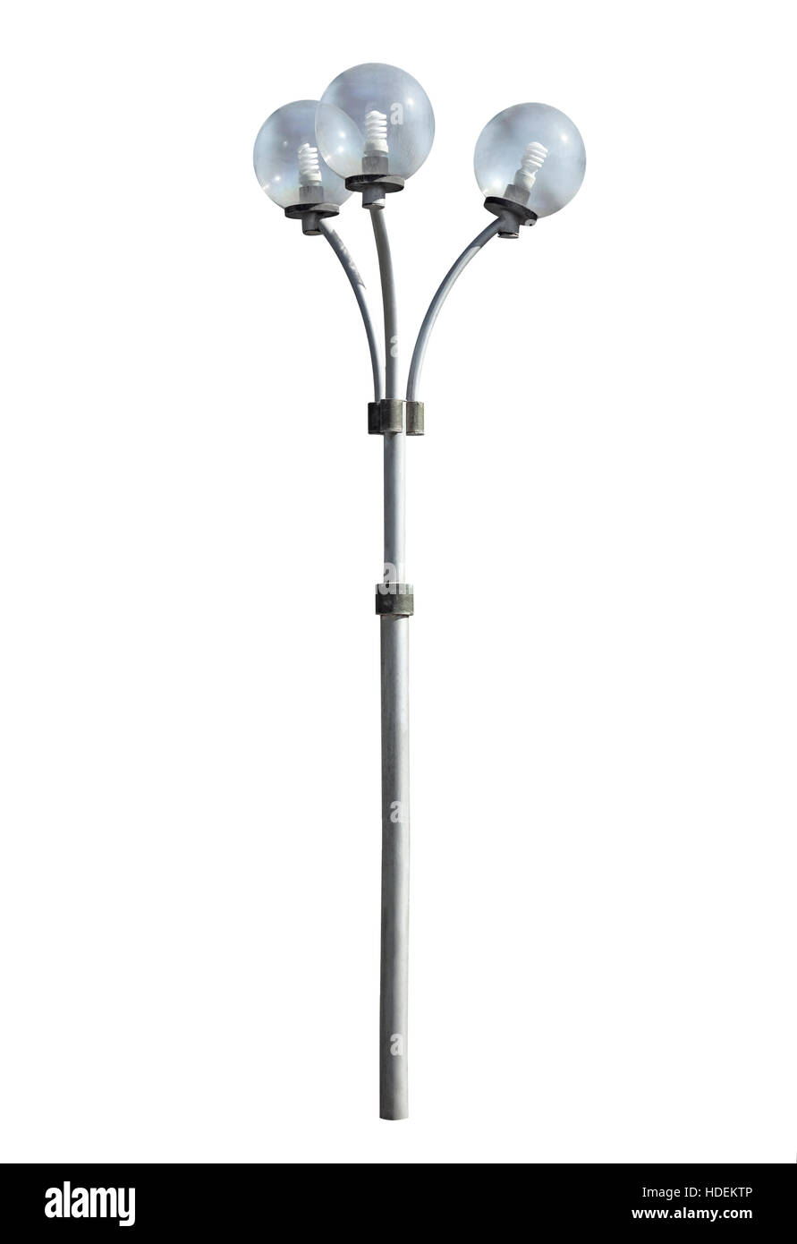 Old lighting column Cut Out Stock Images & Pictures - Alamy