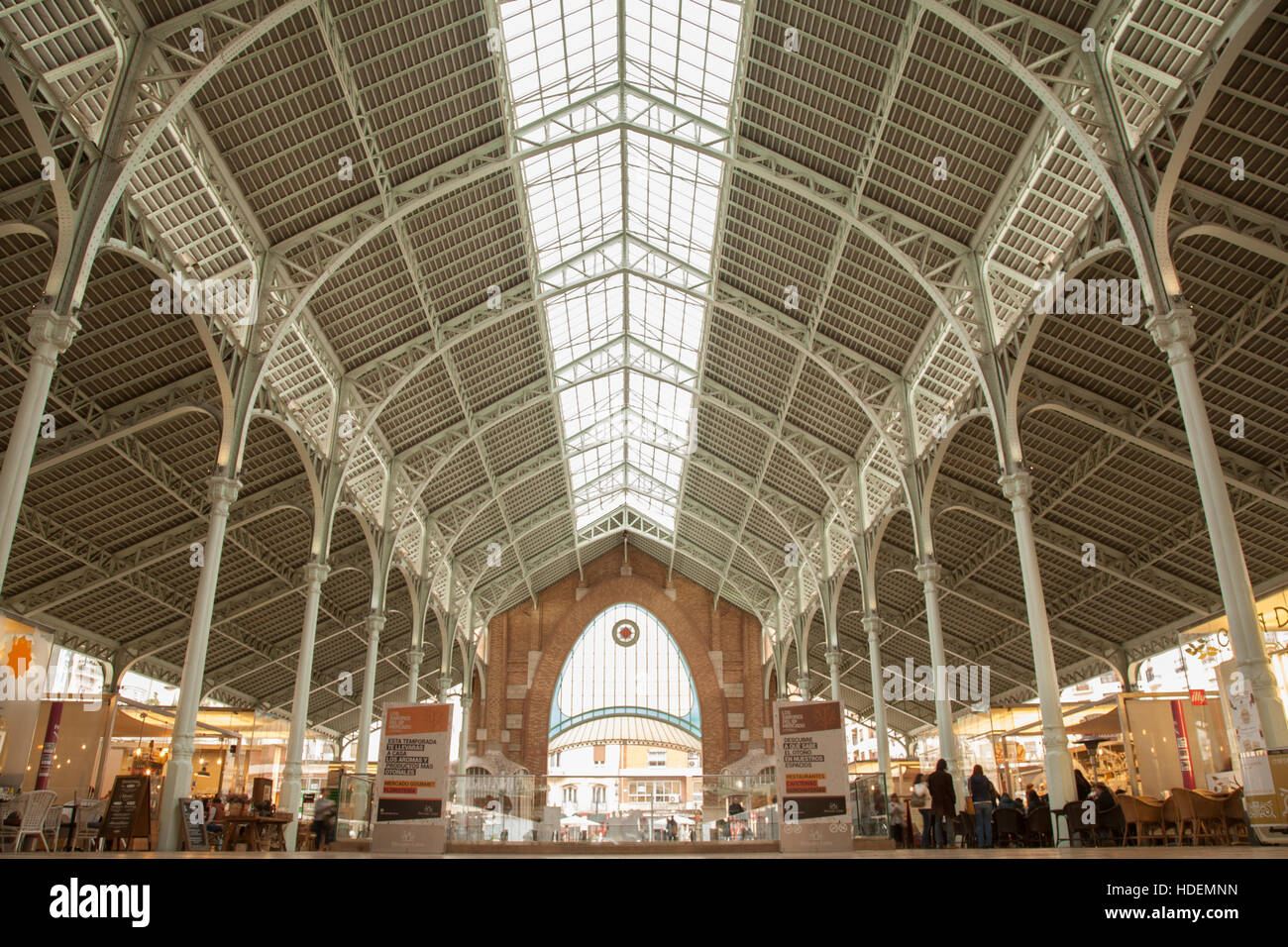 Interior of Colon Market, Valencia, Spain Stock Photo - Alamy