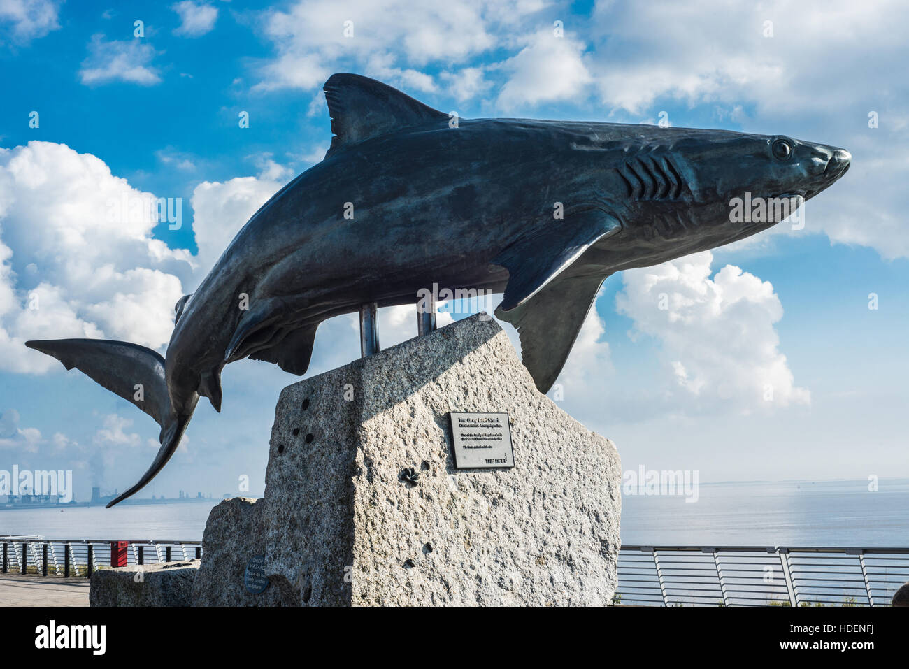 Shark statue hi-res stock photography and images - Alamy